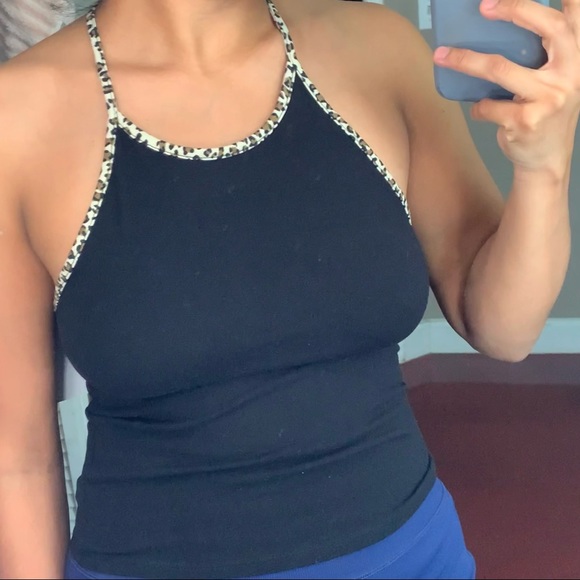 American Eagle Outfitters | Tops | American Eagle Cheetah Print Outline ...